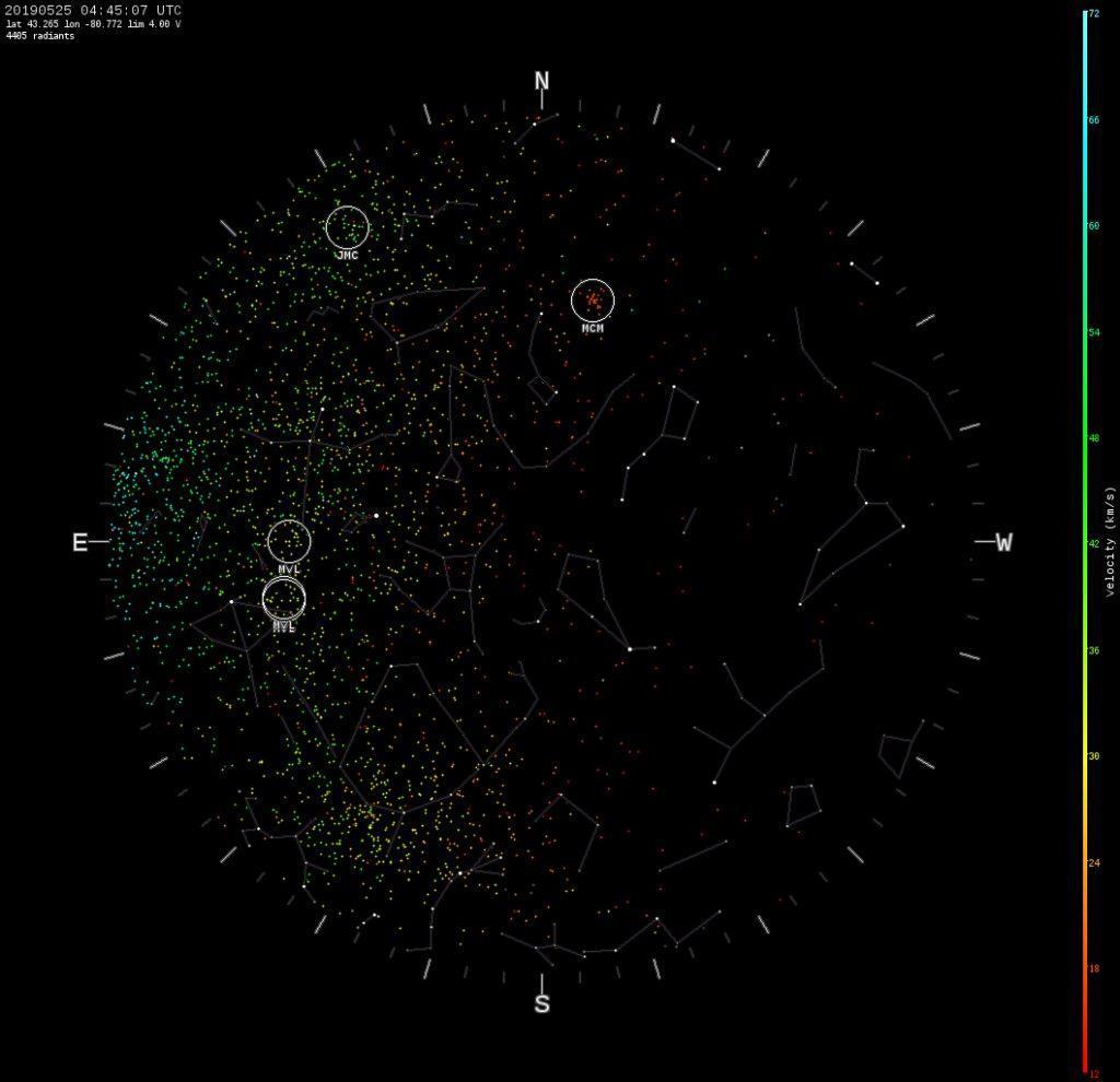 Observation May 23/24 2019 – Return of the May Camelopardalids | eMetN ...
