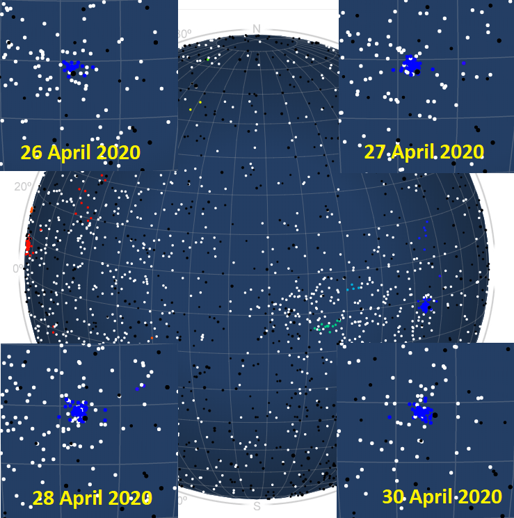 h Virginids (HVI#343) activity enhancement in 2020 | eMetN Meteor Journal