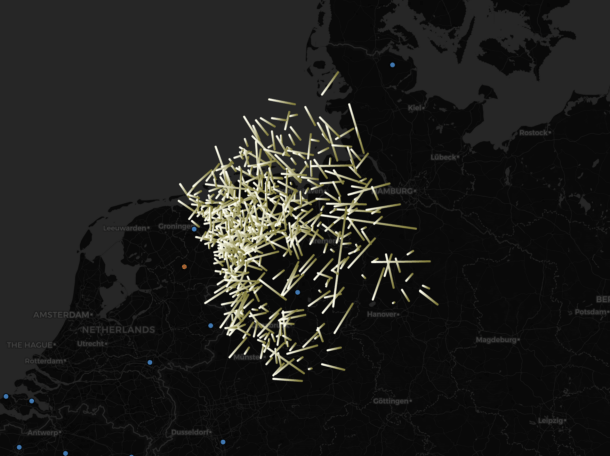 Visualizing Meteor Ground Tracks On The Meteor Map Emetn Meteor Journal