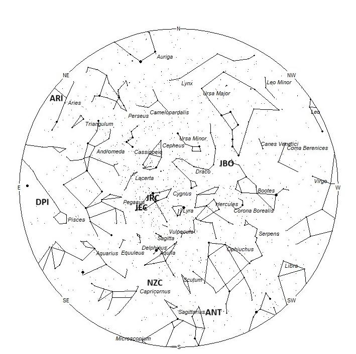 Meteor Activity Outlook for 6-12 June 2026 | eMetN Meteor Journal